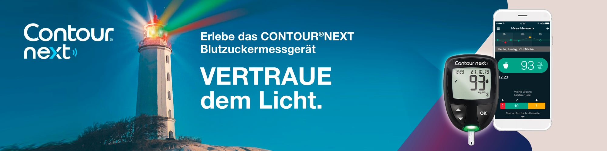 CONTOUR NEXT mit hoher Messgenauigkeit.